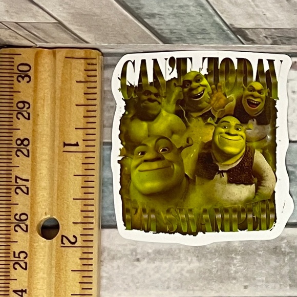 Office | 110 Shrek Reusable Waterproof Vinyl Sticker Decal | Poshmark